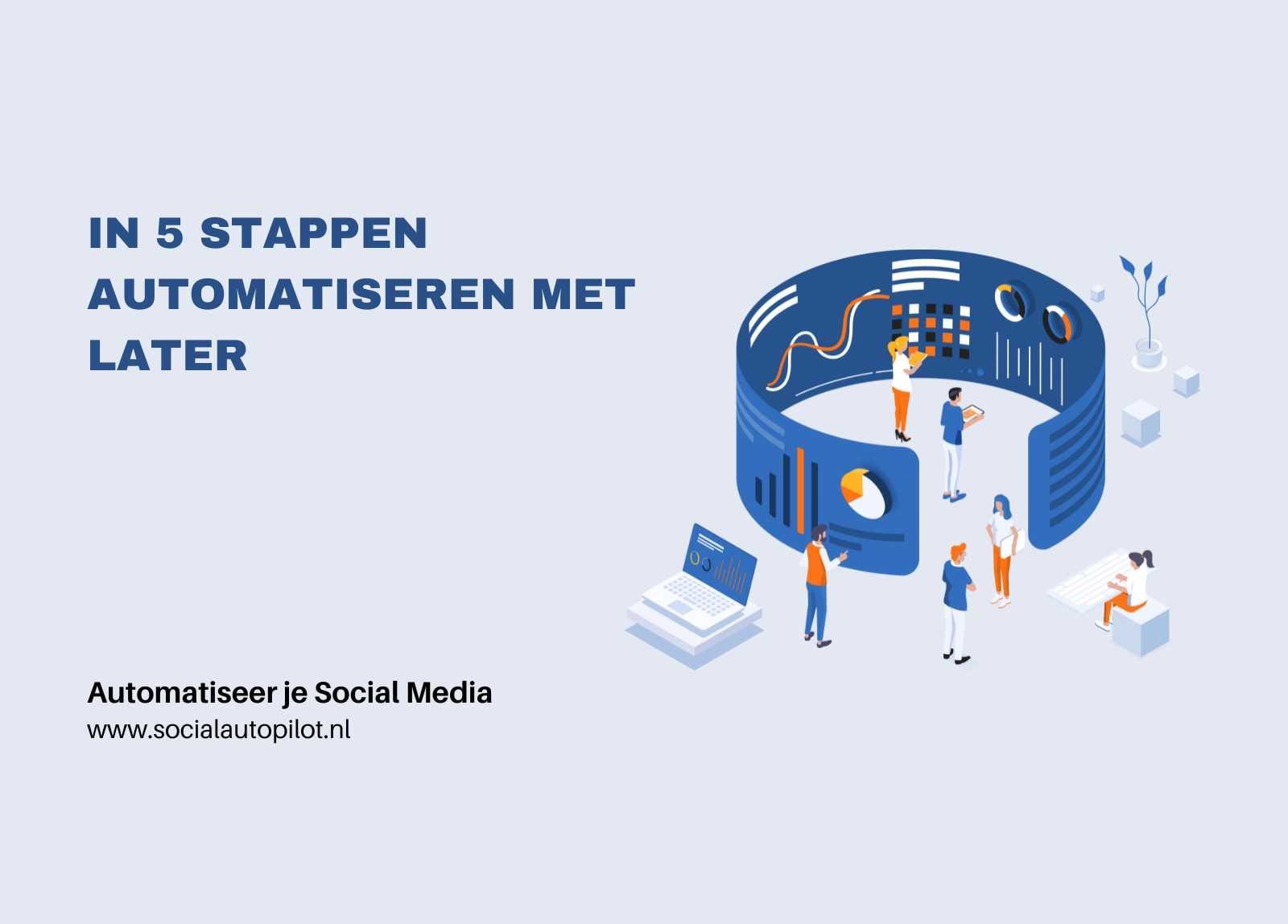 In 5 Stappen Automatiseren met Later - Social Auto-pilot